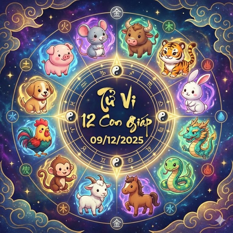 Tử vi 12 con giáp ngày 09/12/2025 - Tử Vi 12 Con Giáp